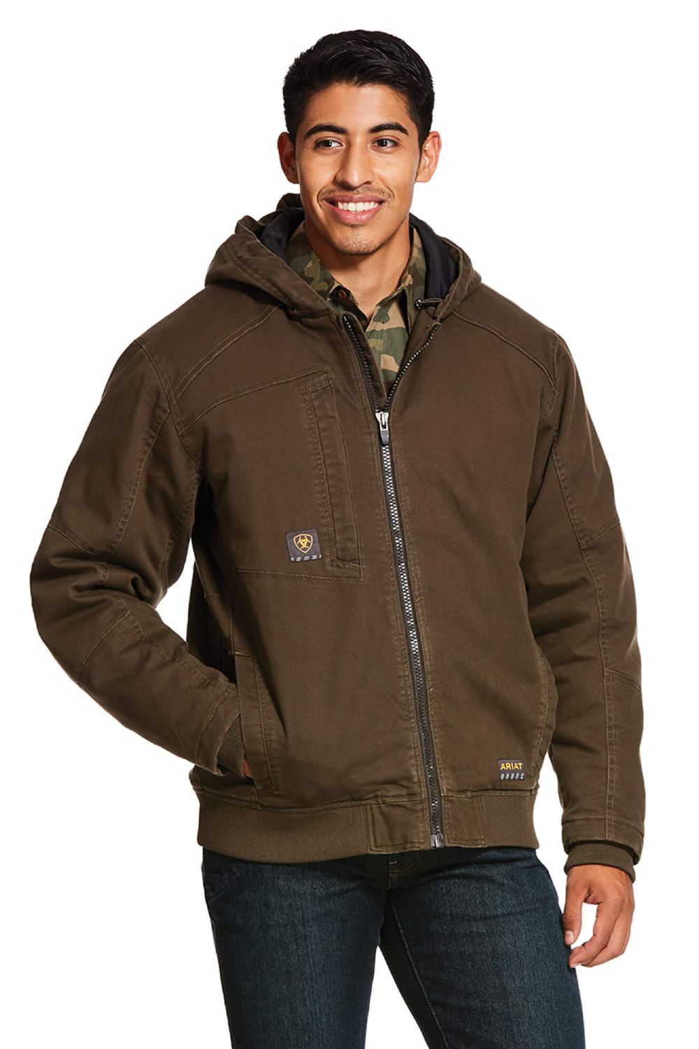 Ariat Mens Rebar Washed DuraCanvas Insulated Jacket – Hollands Workwear